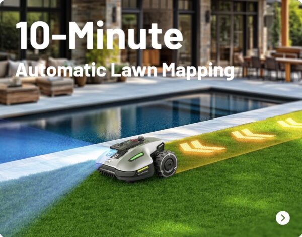 YUKA Mini 600: The Perimeter Wire Free Robot Lawn Mower