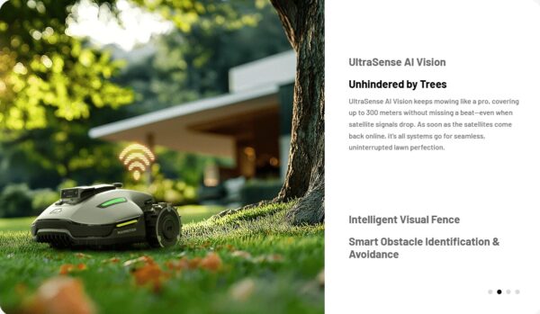 YUKA Mini 600: The Perimeter Wire Free Robot Lawn Mower