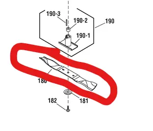 Genuine Victa bar blade CA09548G • Robot Lawn Mowers Australia